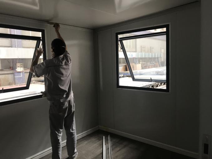 20ft Basic Collapsible Container House , Expandable 2 Bedroom Portable ...