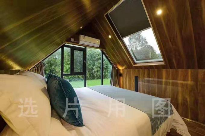 Luxury Prefab Loft House , Prefabricated Modular Homes Aluminum ...