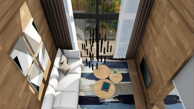 Luxury Prefab Loft House , Prefabricated Modular Homes Aluminum ...