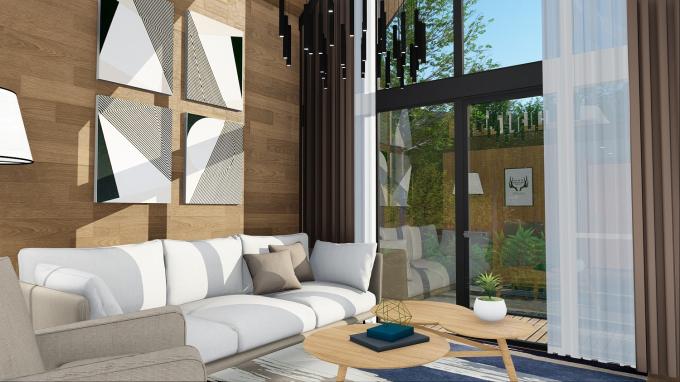 Luxury Prefab Loft House , Prefabricated Modular Homes Aluminum ...