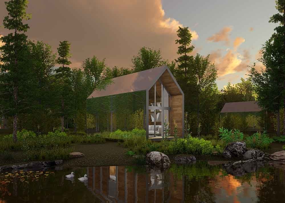 Fashionable Prefab Loft Homes Color Customized 1 Bedroom Prefab House