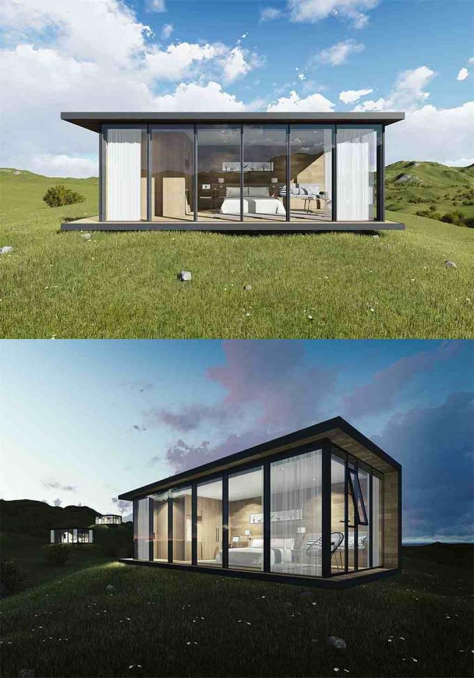 Comfortable Readymade House Building Fast Installation With Watertight